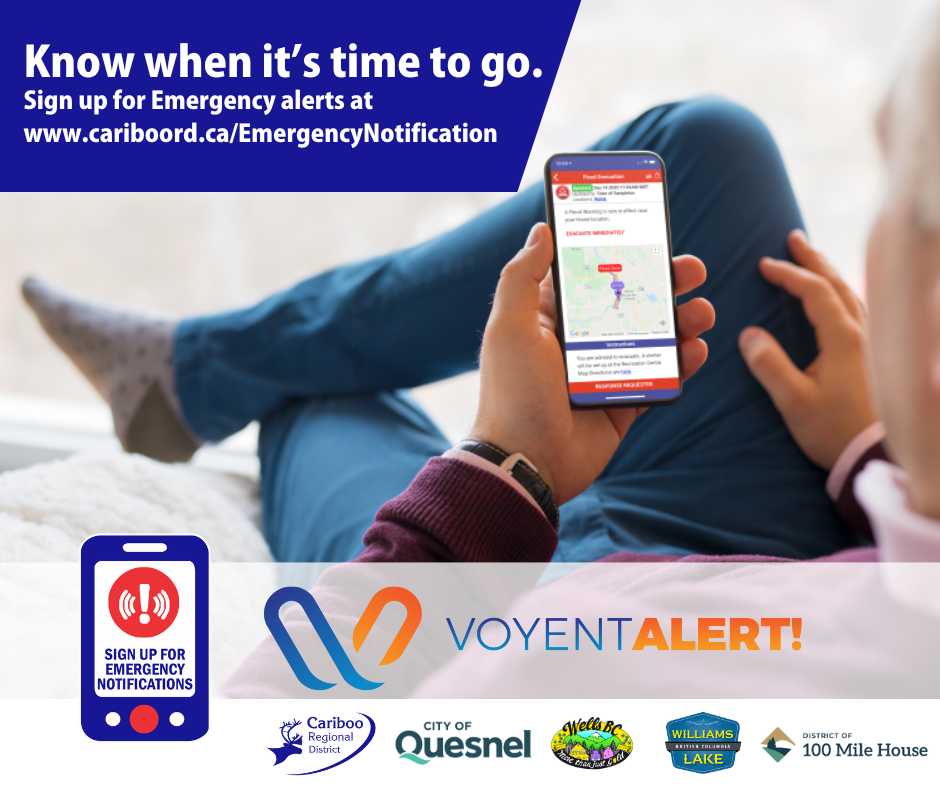 Emergency Notification System | District of 100 Mile House